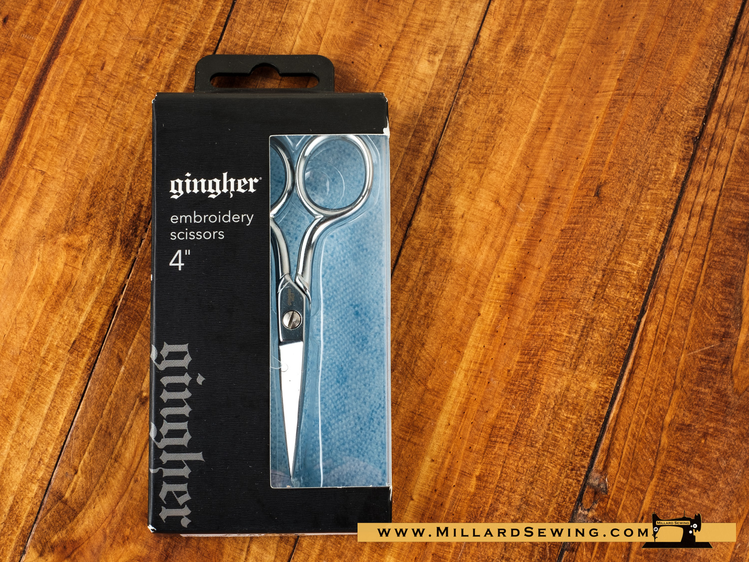 Scissors, 4″ Embroidery w/ Leather Sheath by Gingher – Millard Sewing ...