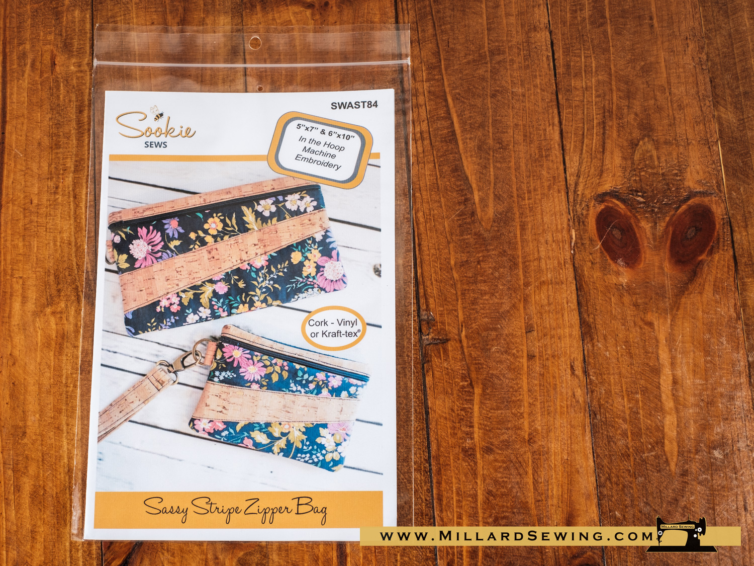 Bag Pattern, Sassy Stripe Zipper Bag In The Hoop Embroidery Sewing ...