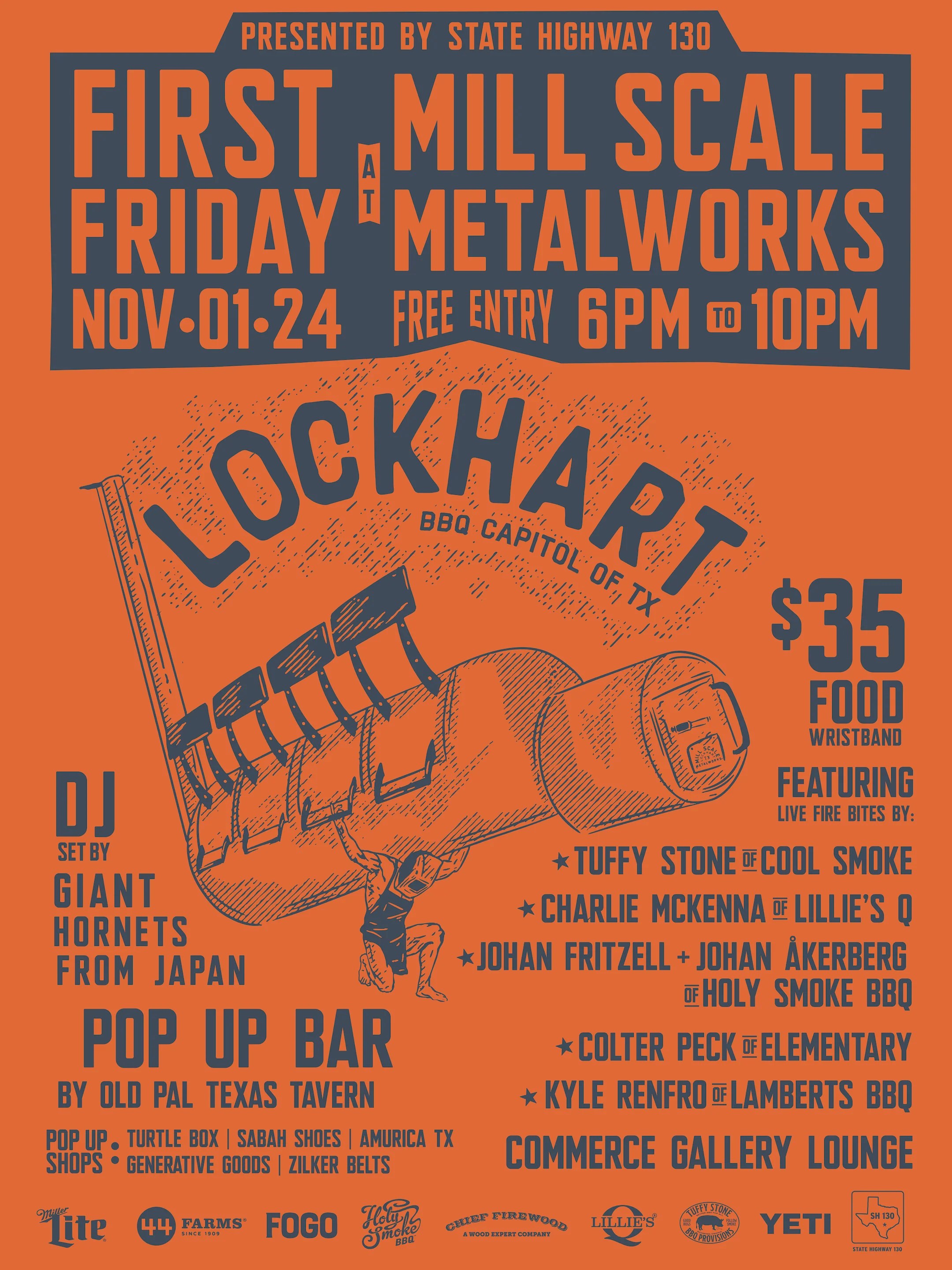 Lockhart First Friday At Mill Scale Metalworks 11 1 24