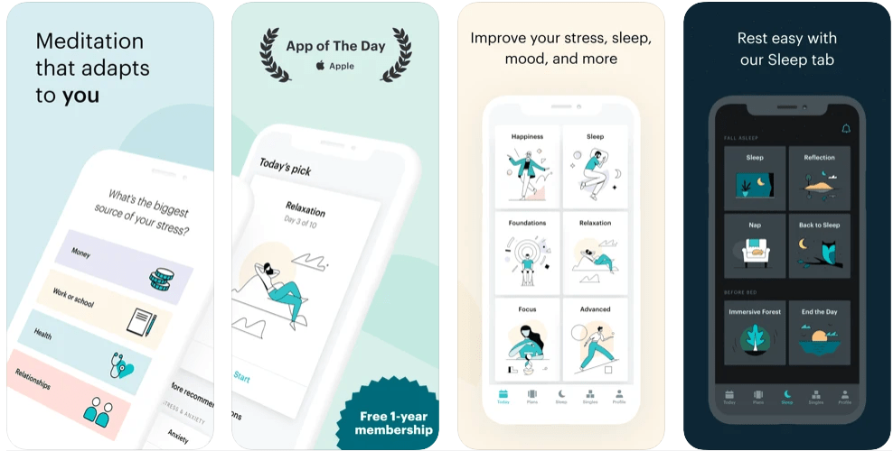 8 Best Meditation Apps to Practise Calm and Focus - Mindful Wonderer
