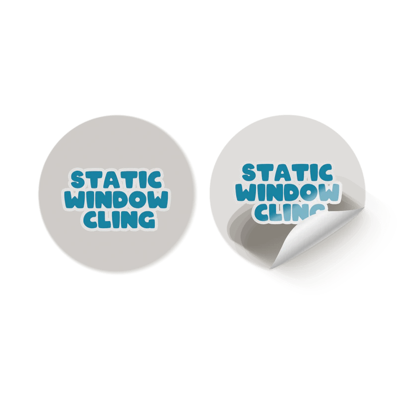 Custom Static Cling Stickers Buy Static Window Cling