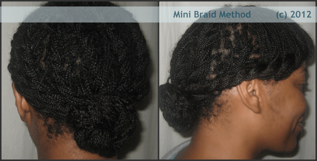 25 Days of Winter Styles- Day 24 – The Mini Braid Method