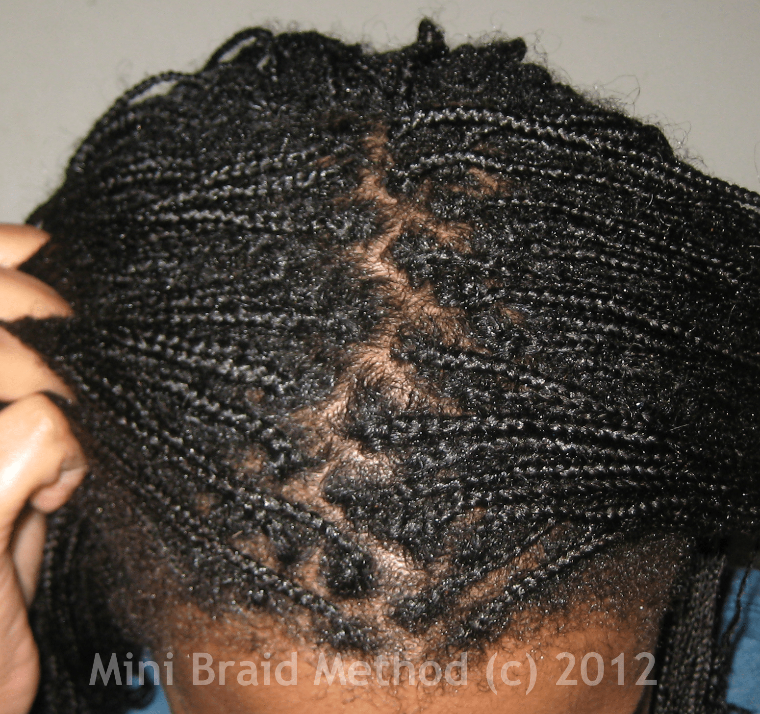 My Winter Mini Braids- Update Week 3 – The Mini Braid Method