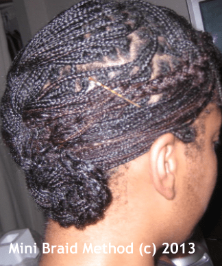 Mini Braids on Short Natural Hair – The Mini Braid Method