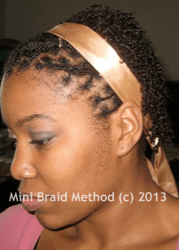 Mini Braids on Short Natural Hair – The Mini Braid Method