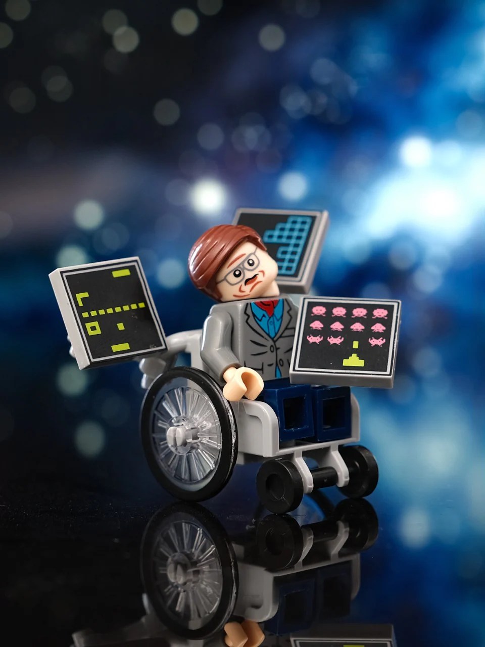 Stephen Hawking Custom Iconic Minifigure Minifigure Bricks