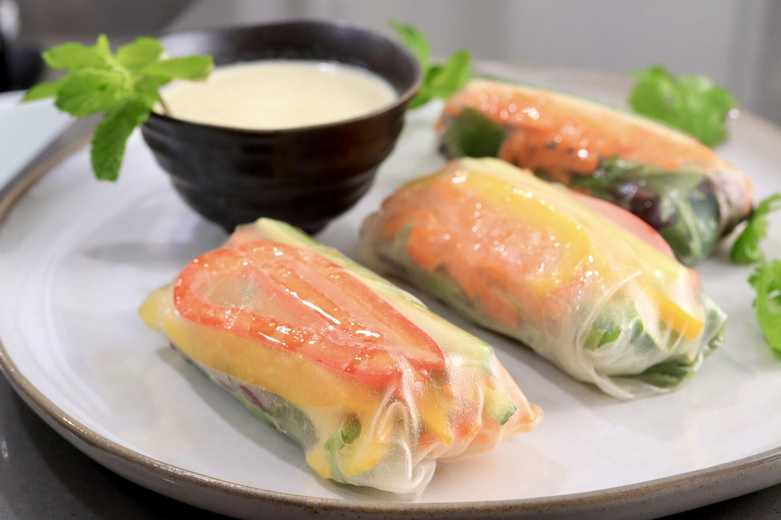 Fresh Vegetable Spring Roll Recipe | Mint Personal Chef Services l Los ...