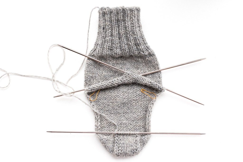 Knitting tutorial: how to knit basic socks - Mirella Moments