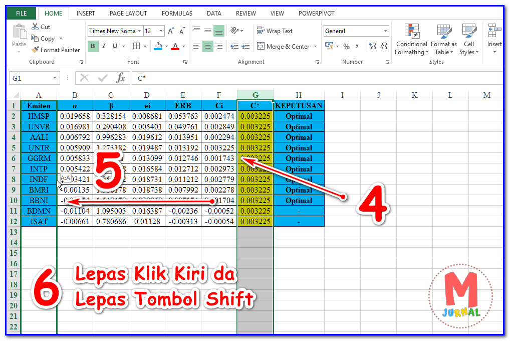 Move Column Excel: Pindahkan Kolom Dengan Cepat - M Jurnal Move Column Excel: Pindahkan Kolom Dengan Cepat - M Jurnal