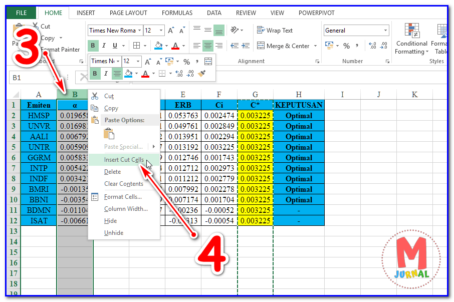 Move Column Excel: Pindahkan Kolom Dengan Cepat - M Jurnal Move Column Excel: Pindahkan Kolom Dengan Cepat - M Jurnal
