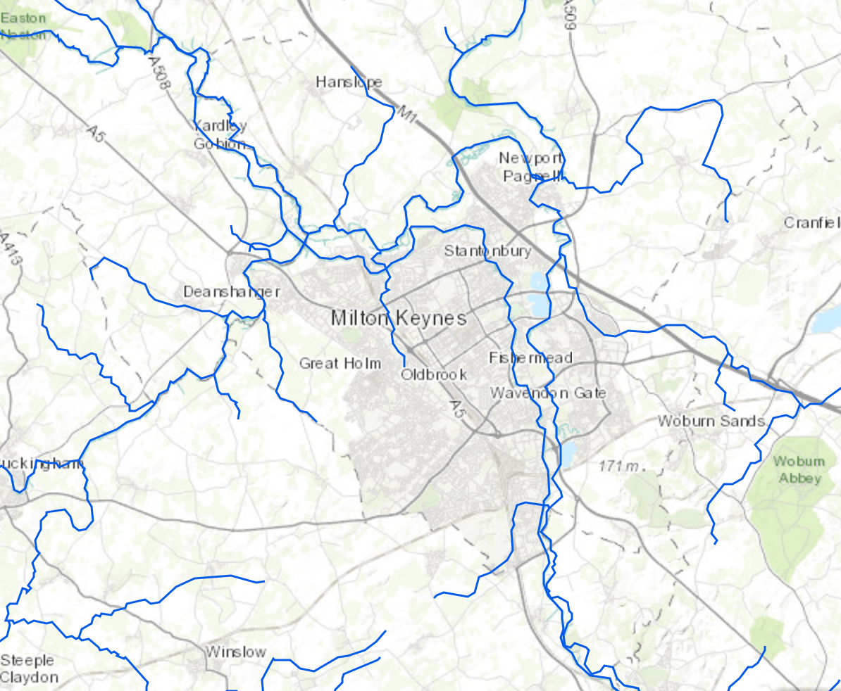 Online UK Rivers Map | Milton Keynes Natural History Society