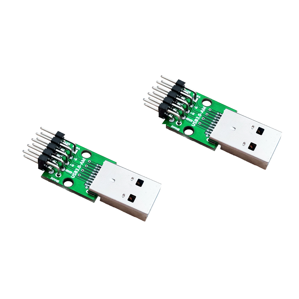USB 3.0 PCB Male Breakout Board Adaptor With Right Angle Pins • MKTechnic