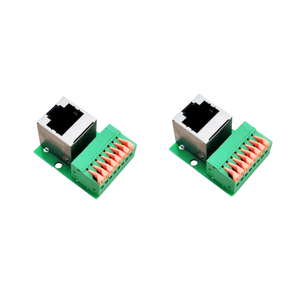 RJ45 Terminal Block Modular Connector Adapter Breakout Board • MKTechnic