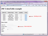 How To Add Row In Jsf Datatable Mkyong