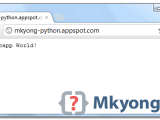 Google App Engine Python Hello World Example Using Eclipse Mkyong
