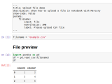 File Upload Widget In Jupyter Notebook Web App