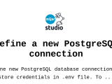 Define A New Postgresql Connection In Python