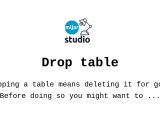 Drop Table Using Python And Postgresql