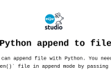 Python Append To File