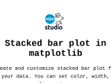 Stacked Bar Plot In Matplotlib Mljar