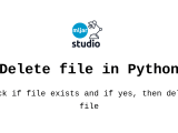 Delete File In Python