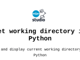 Get Working Directory In Python