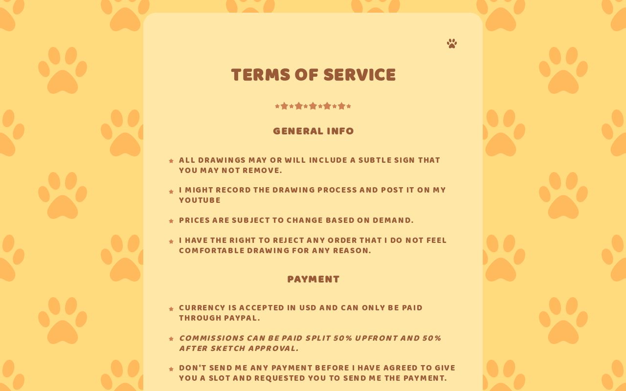 Terms Of Service