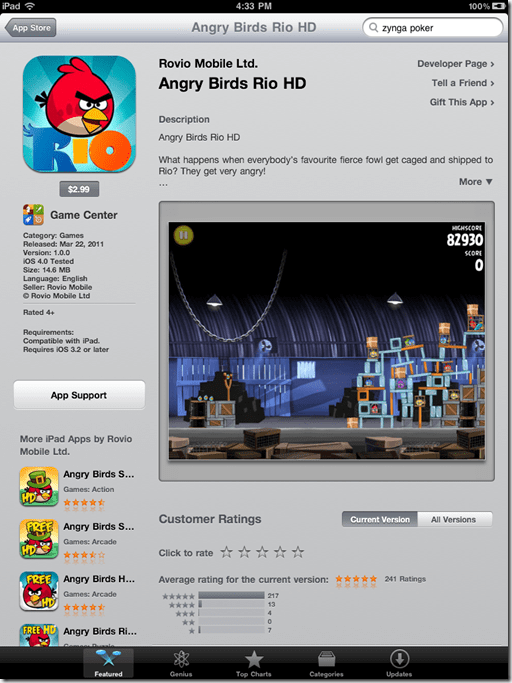 Angry Birds Rio released for iOS – MobilityDigest
