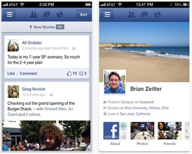 Facebook for iPhone and iPad Updated Finally! – MobilityDigest