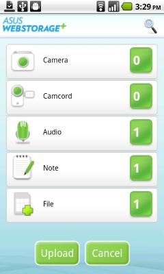 Asus WebStorage app for Android - mobiputing
