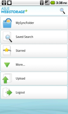 Asus WebStorage app for Android - mobiputing