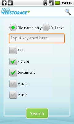Asus WebStorage app for Android - mobiputing