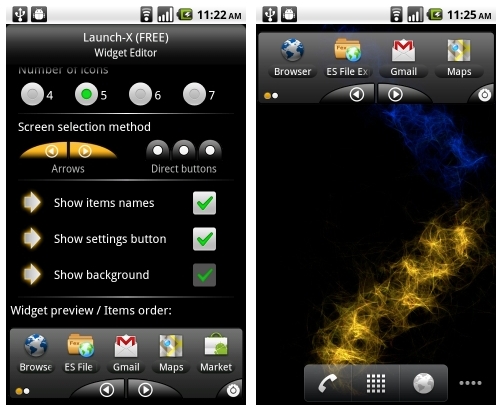 Launch-X: Customizable home screen launcher for Android - mobiputing