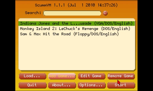 Early build of ScummVM game engine hits Android - mobiputing