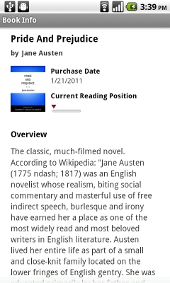 Sony Reader eBook app hits the Android Market - mobiputing