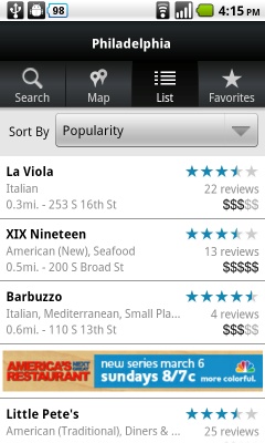 MenuPages brings full restaurant menus to Android - mobiputing