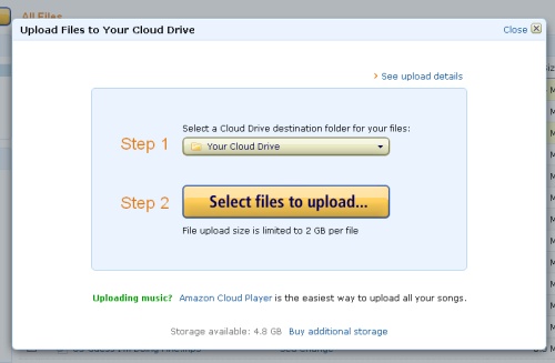 Amazon Cloud Drive: Store 5GB of MP3s online and stream to Android for ...