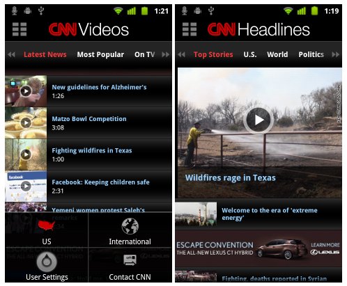 CNN app finally available for Android phones - mobiputing