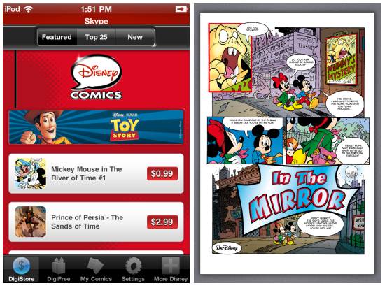 Disney launches comic book app for iOS - mobiputing