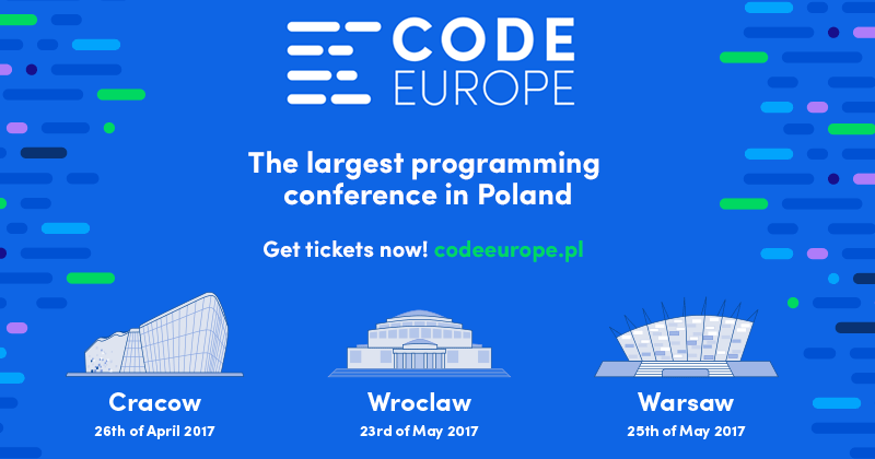 Code Europe - największa w Polsce konferencja programistyczna już ...