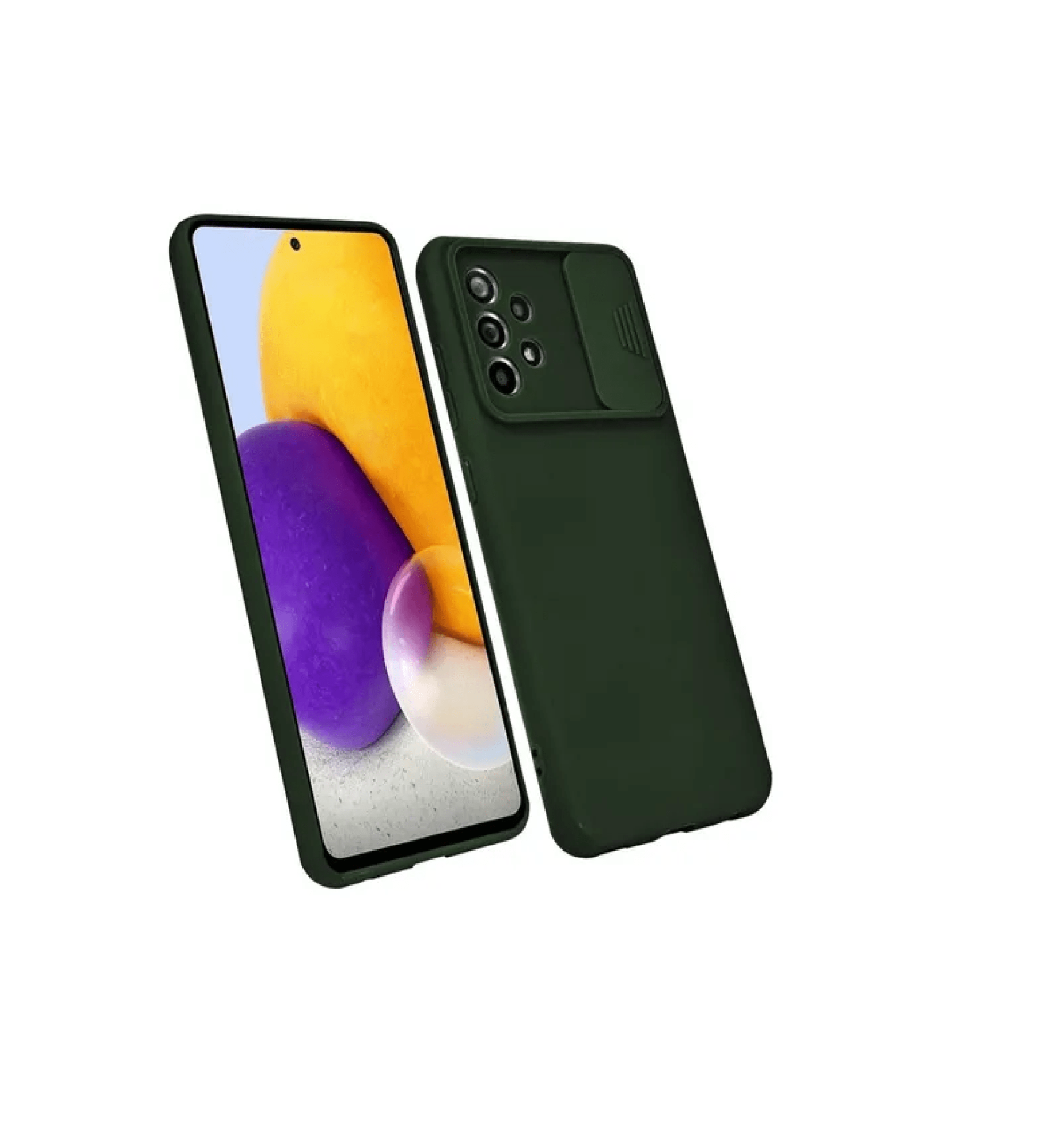 TPU A52 CUBRE CAMARA VERDE