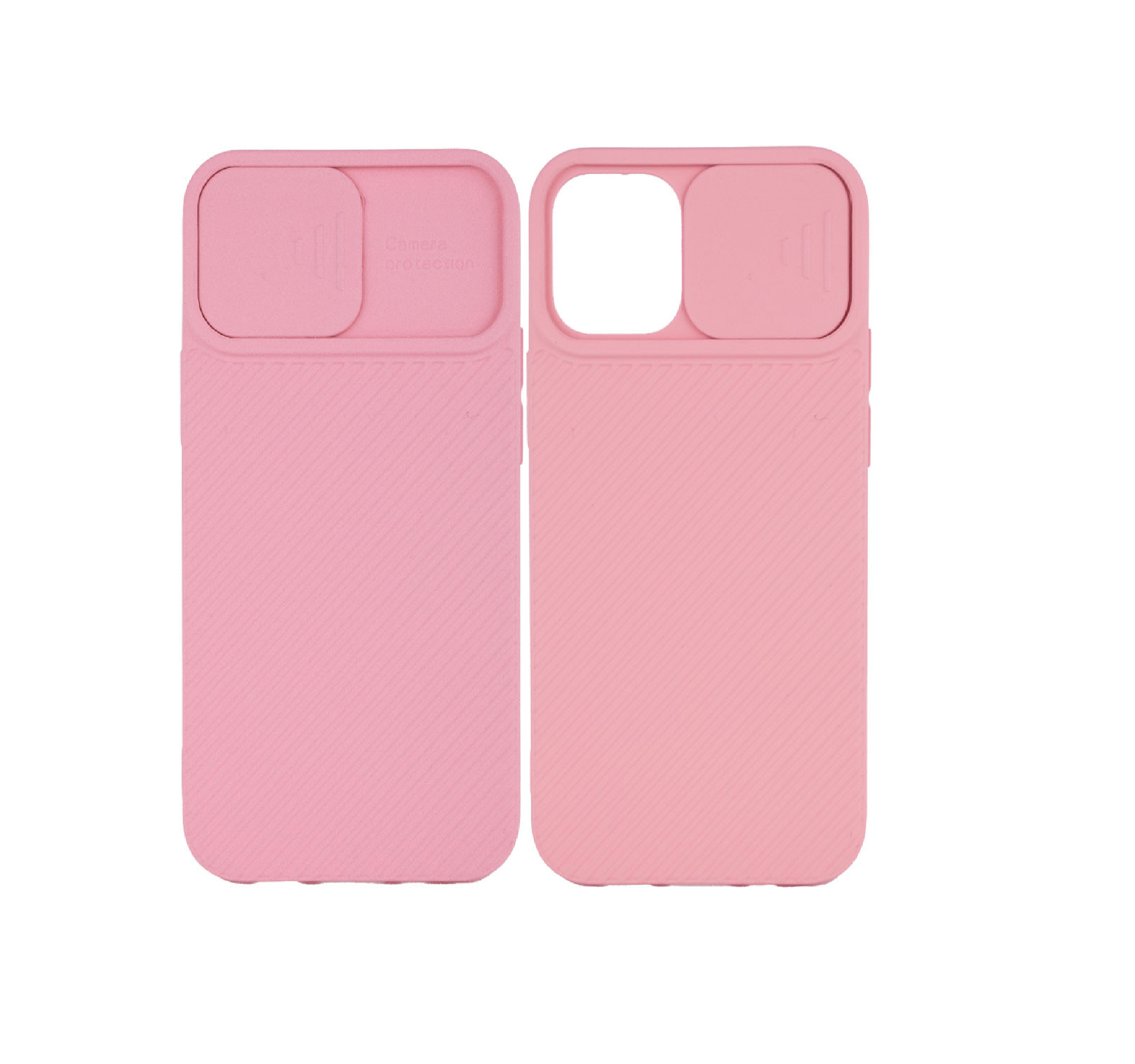 TPU IPHONE 12 PRO MAX CUBRE CAMARA ROSA