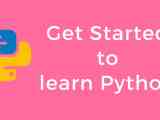 Introduction Of Python And Get Started To Learn Basic S Of Python