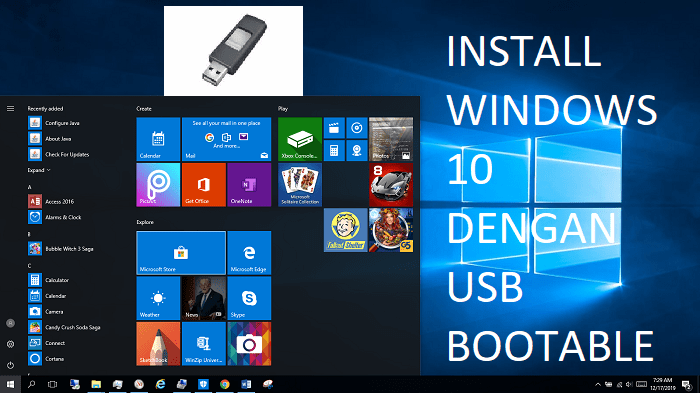 Install windows 10 USB | Bootable USB | Mocca IT Solution windows family