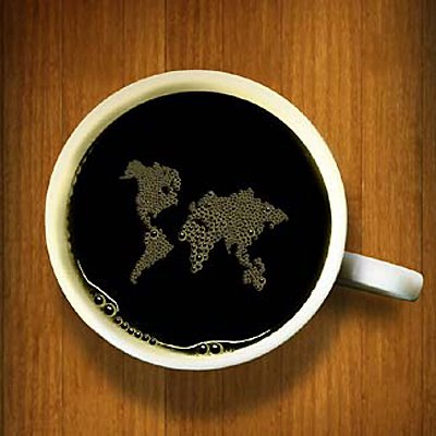 Ilusion optica .Café de cualquier parte del mundo. | Magic optical ...