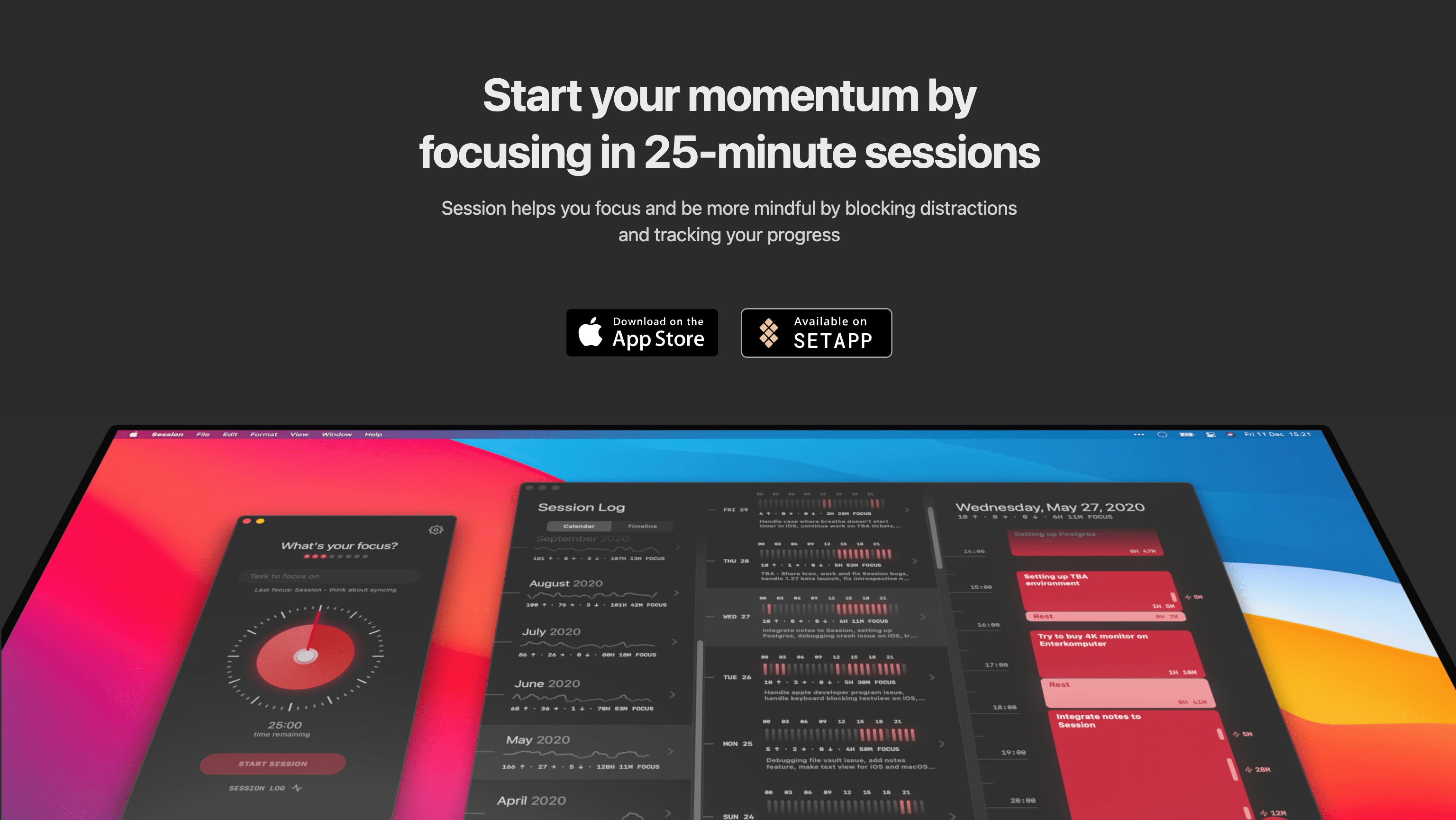 SESSION : Concentrez-vous sur des sessions de 25 minutes avant toute ...