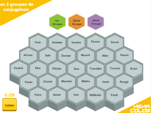[Jeu en ligne] Hexacolor – colorier c’est gagner – Cycle 2 / Cycle 3 ...