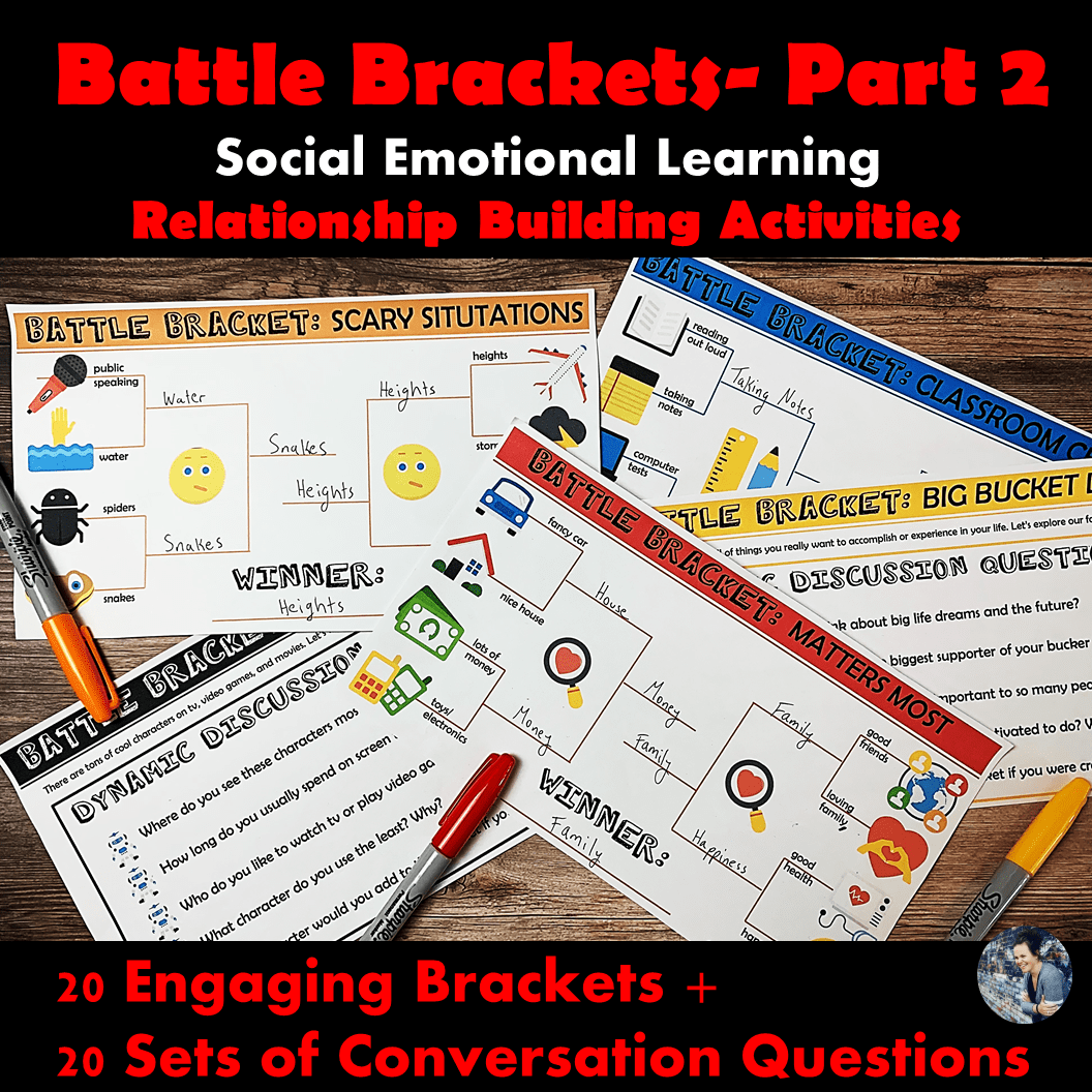 Battle Brackets-Relationship Building Activities + Curriculum Bundles ...