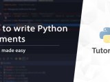How To Write Comments In Python