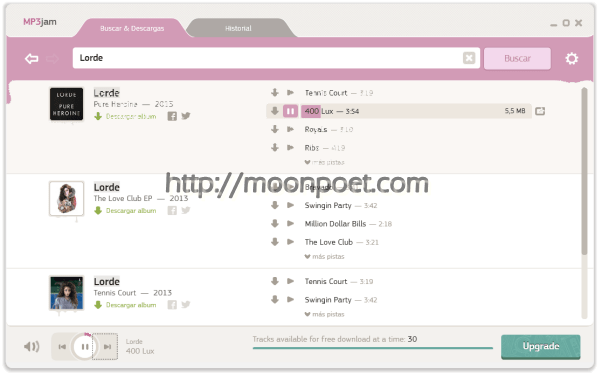 MP3jam 音樂MP3下載軟體 - 免費軟體下載